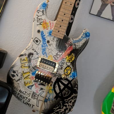 ESP m1 Lynch graffiti | Reverb