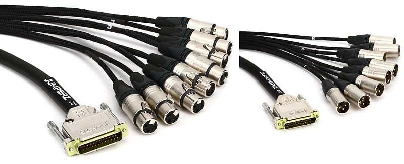 JUMPERZ JDB25-XLRF-20 8-channel DB25 to XLR Female Pro Studio | Reverb