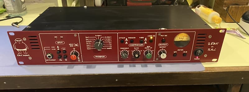 TL Audio 2 FAT Fat Man Tube Mic Preamp Compressor | Reverb