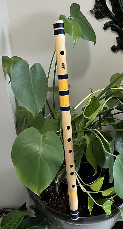 High-Quality Indian Bamboo Flute in C - 19-Inch | Reverb France