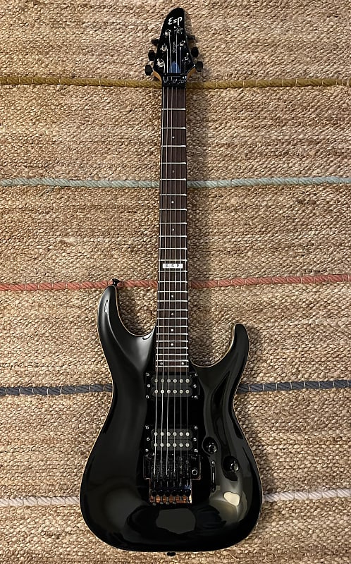ESP Horizon Custom Deluxe 2001 - Black | Reverb