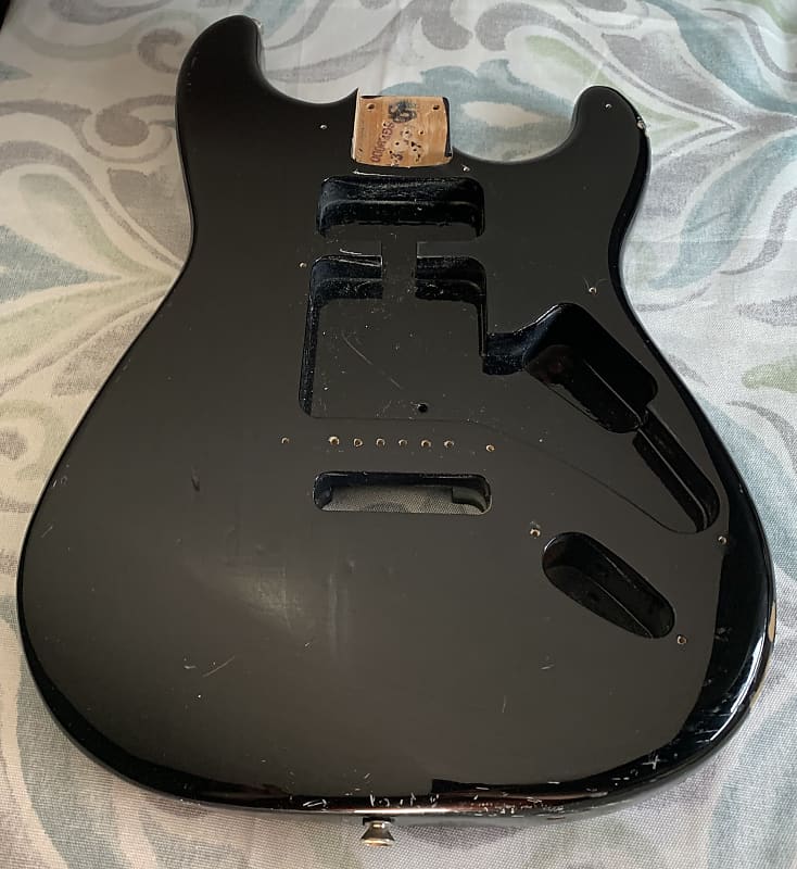 Squier Affinity Strat Body (2003) Black | Reverb
