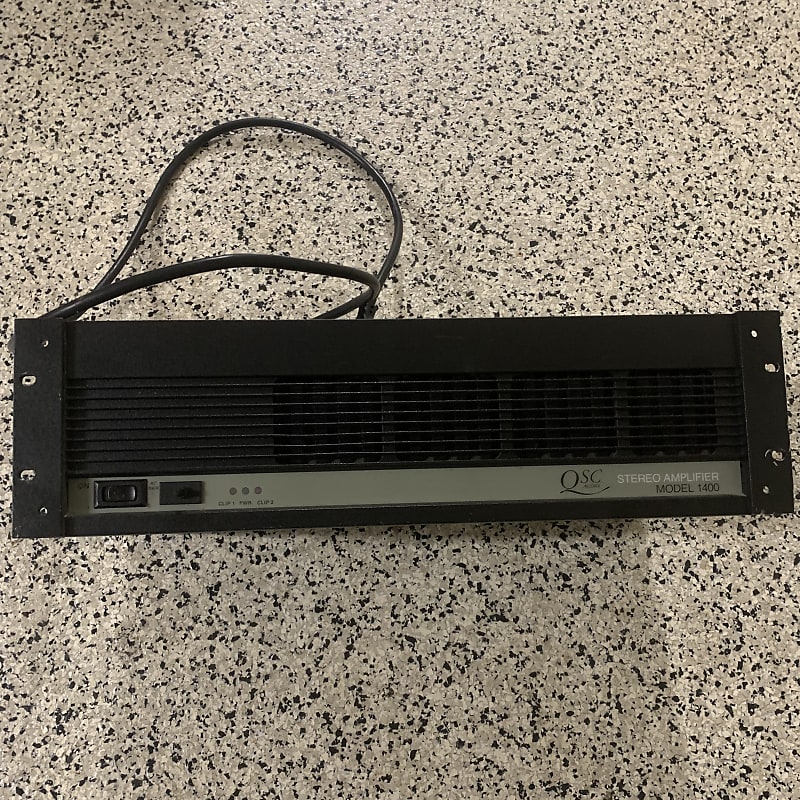 QSC Model 1400 90s - Black | Reverb