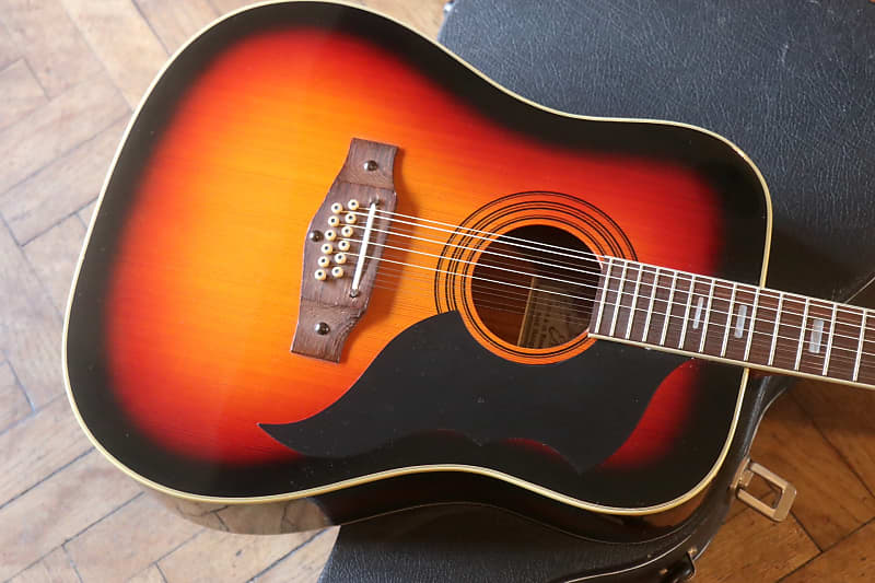 Eko Ranger XII 1982 + Rare Sunburst + Pro Setup + Italian | Reverb