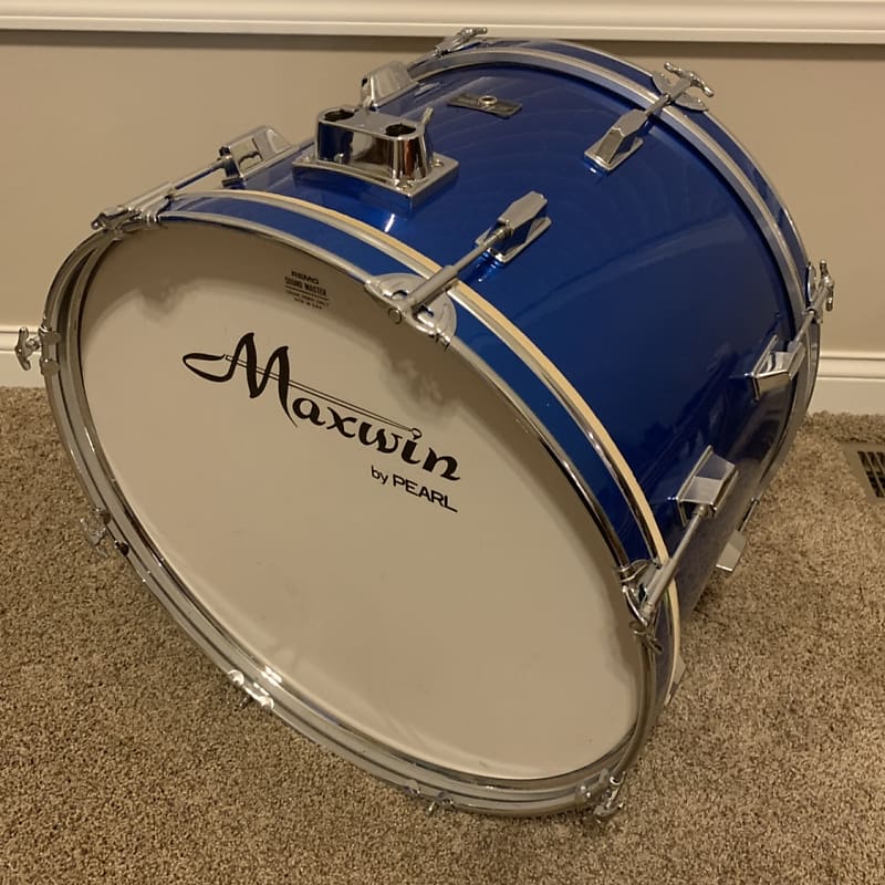 Pearl Maxwin 22x14 Bass Drum Luan Mahogany Vintage 1980s | Reverb