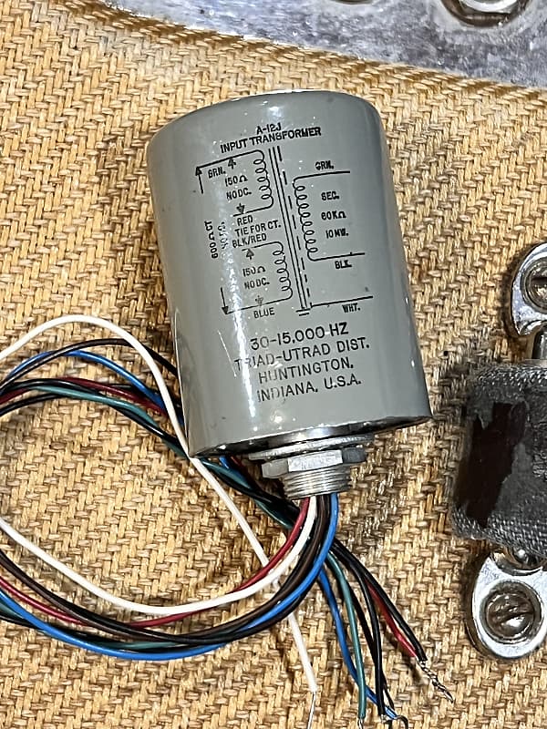 Triad A12J - Original 1960's - Real Wolfbox - Wiring Diagram | Reverb