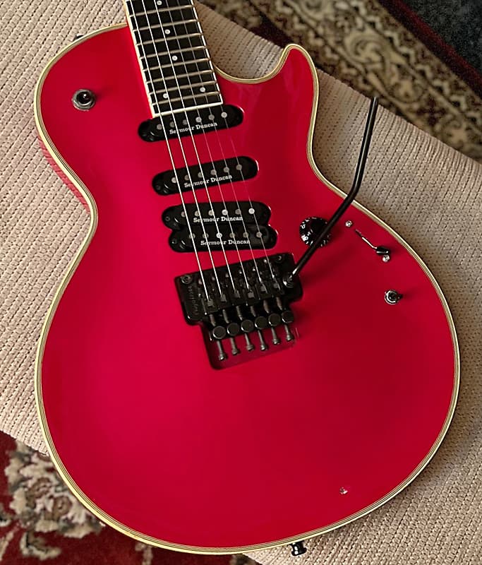 ESP Custom Shop Eclipse Style HSS Single Cutaway Guitar 1990s | Reverb