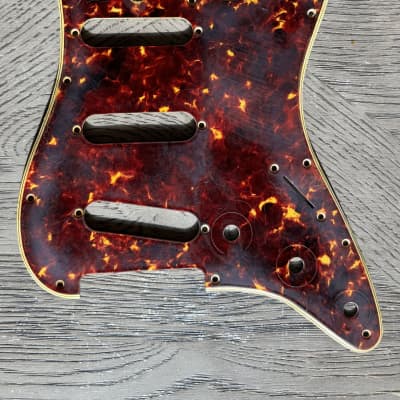 Spitfire Tortoiseshell Strat Pickguard - Relic Tortoise | Reverb