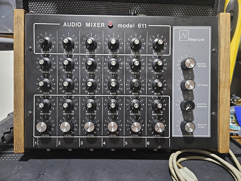Neptune Electronics 611 6 channel vintage analog mixer | Reverb