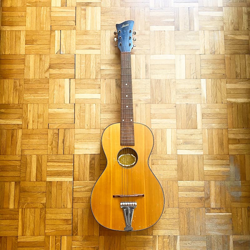 Levin rare & gorgeous parlor guitar! Made in Sweden in 1950s! | Reverb