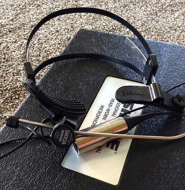 Shure SM10A Headset Mic ? Black and silver | Reverb