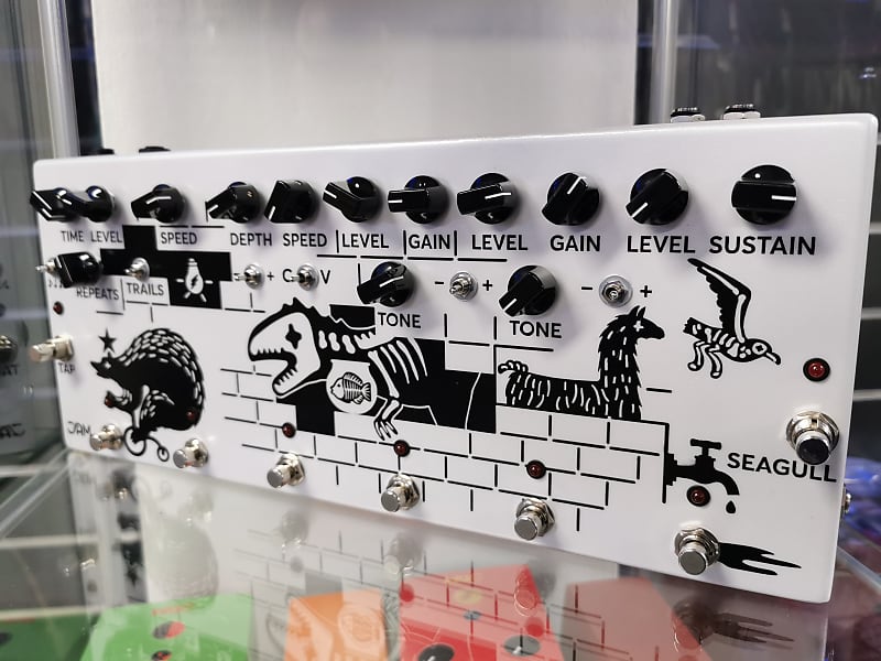 JAM Pedals Jam pink flow analogue multi effect | Reverb