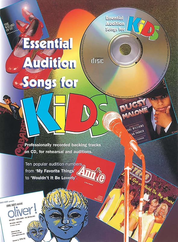 Essential Audition Songs for Kids: Book & CD (Faber Edition) | Reverb