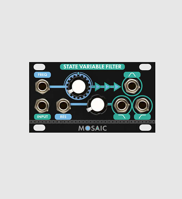 Mosaic 1U State Variable Filter - Black | Reverb