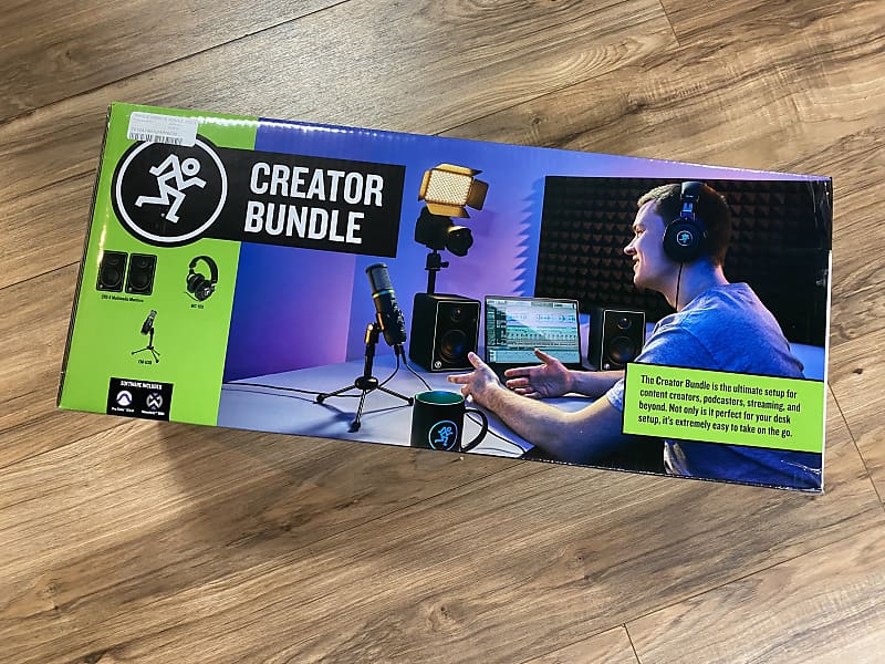 Mackie Creator Bundle with USB Microphone and Monitors | Reverb