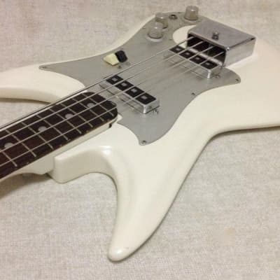 Vintage 1960’s Teisco EB-220 / KB2 “Sharkfin” Short Scale | Reverb