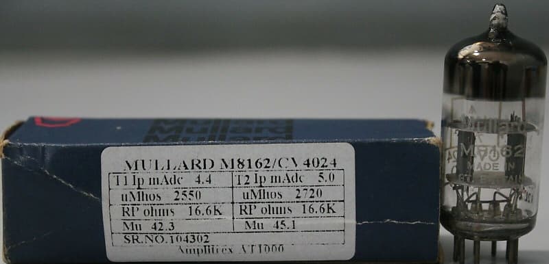 ECC81 M8162 CV4024 NOS NIB Mullard Made in Gt.Britain | Reverb
