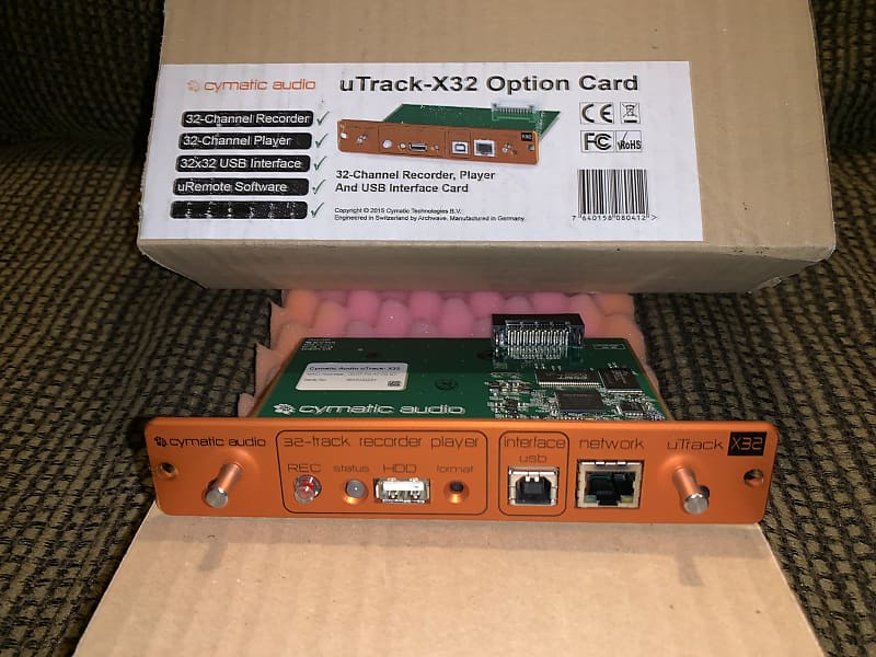 Cymatic Audio uTrack-X32 32-Track Recorder/Player/Interface | Reverb
