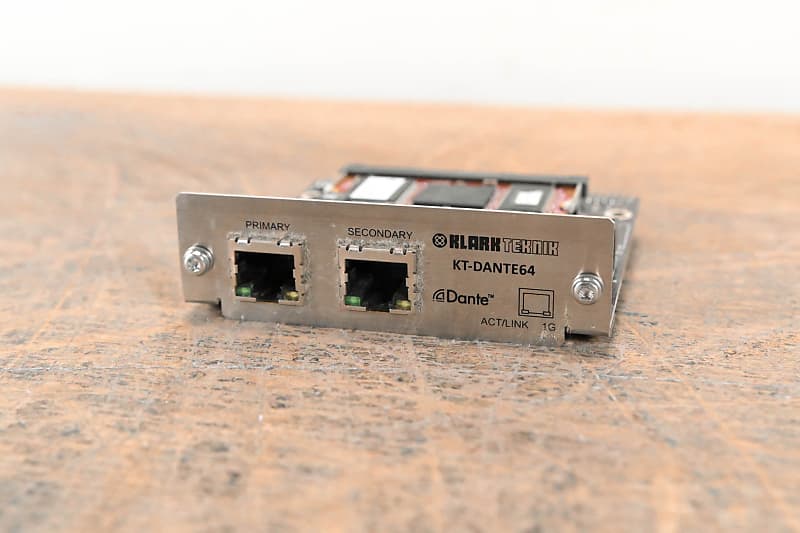 Klark Teknik KT-DANTE64 Audinate Dante Network Module CG01GP4 | Reverb