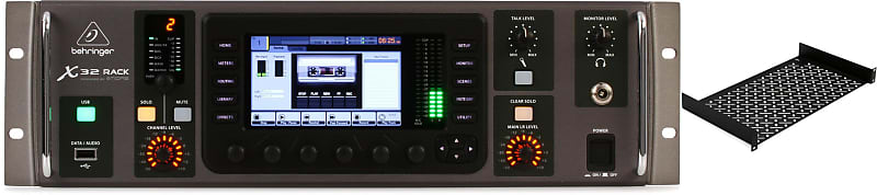 Behringer X32 Rack 40-channel Rackmount Digital Mixer Bundle | Reverb