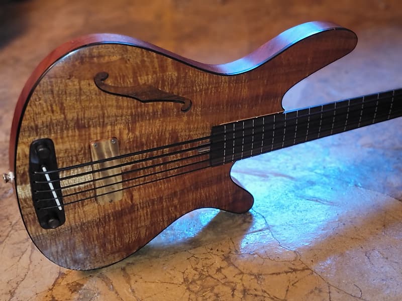 Rob Allen Koa MB-2 Fretted 33" 5 string | Reverb