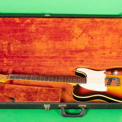 Vintage Fender Esquire Left Handed Cherry Sunburst 1963 | Reverb