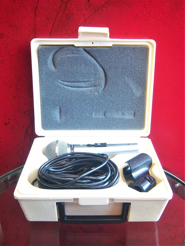 Vintage 1970's Shure PE588 dynamic cardioid microphone chrome | Reverb