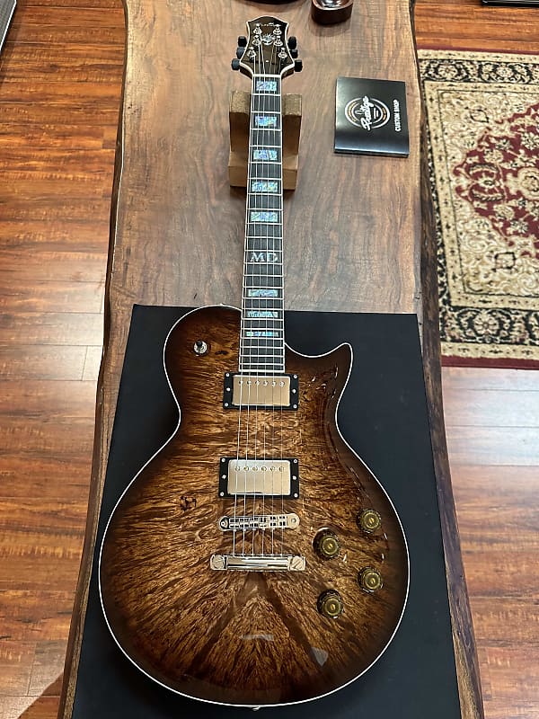 Custom 5A Burl Top Singlecut w/ PRS 58/15 lt pickup - Private | Reverb