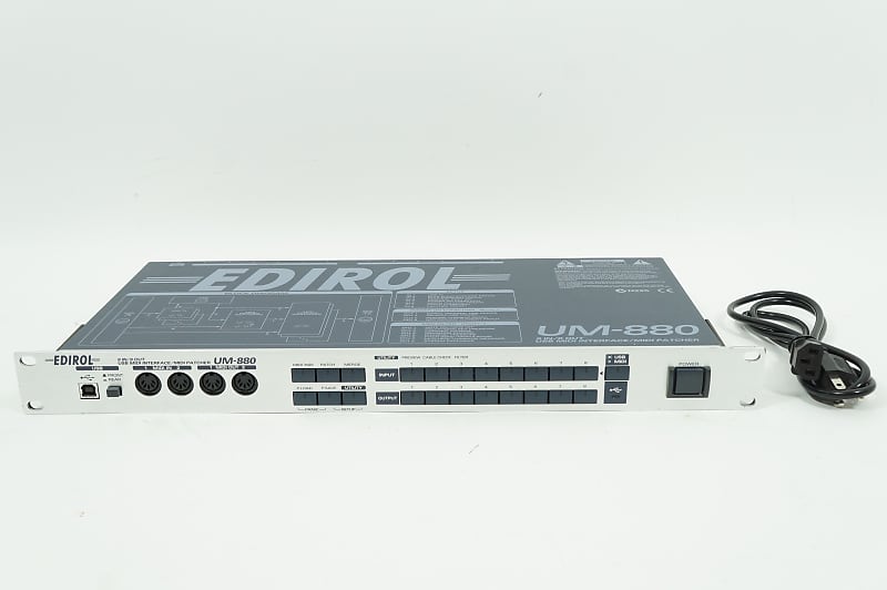 Edirol UM-880 Roland 8 IN / 8 OUT USB MIDI Interface | Reverb UK