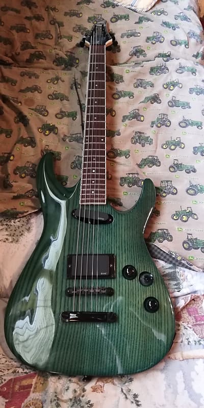 ESP LTD H-2 Horizon 1997 Transparent Green rare made in japan | Reverb