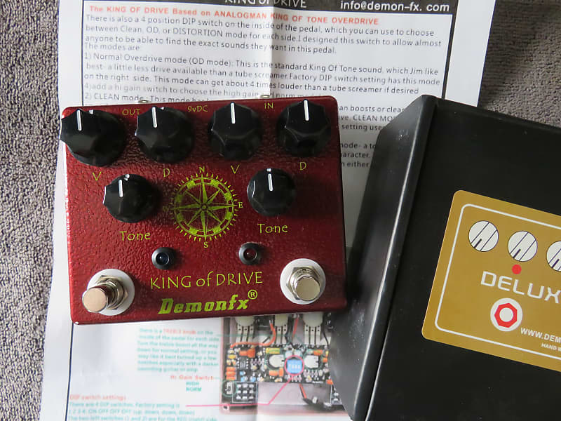 Demon FX King of Drive 2010's - Burnt Red | Reverb