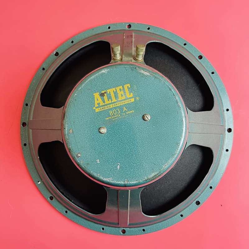Vintage Altec 803A 15" Rare Vintage Replacement Speaker 16Ω | Reverb