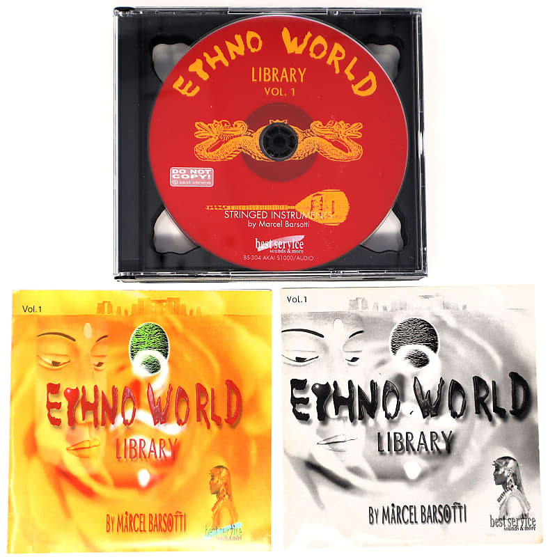 Best Service Ethno World Akai Format Sample Library/Sound | Reverb
