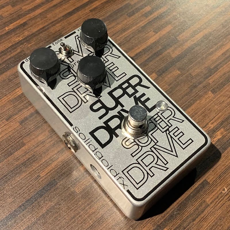 Solid Gold FX Superdrive Metallic Silver ~ Secondhand | Reverb UK