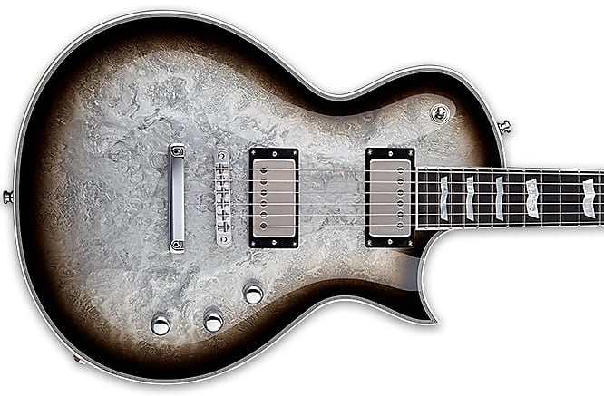 ESP Eclipse Custom Silver Liquid Metal Burst | Reverb Deutschland