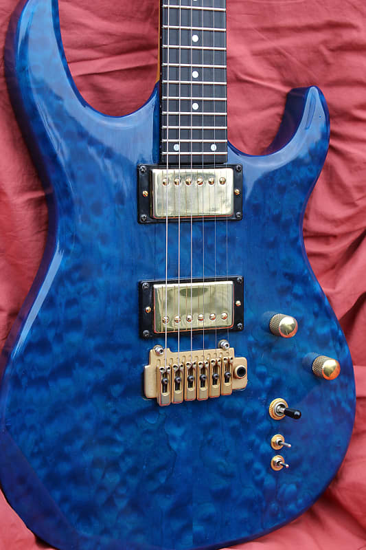 Carvin DC-127 Blue quilt top w/ case | Reverb