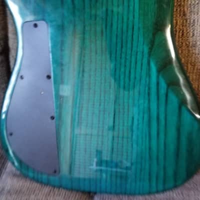 Samick Artist Series 5 String 1990s - Emerald Green w Black | Reverb