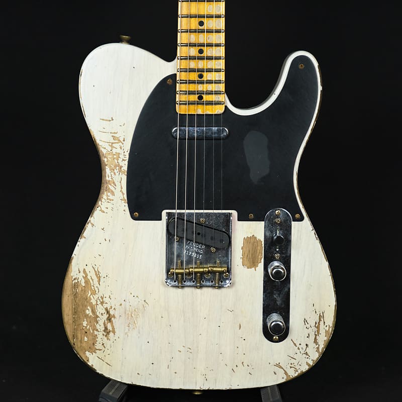 Fender Custom Shop 1952 Telecaster Heavy Relic White Blonde | Reverb
