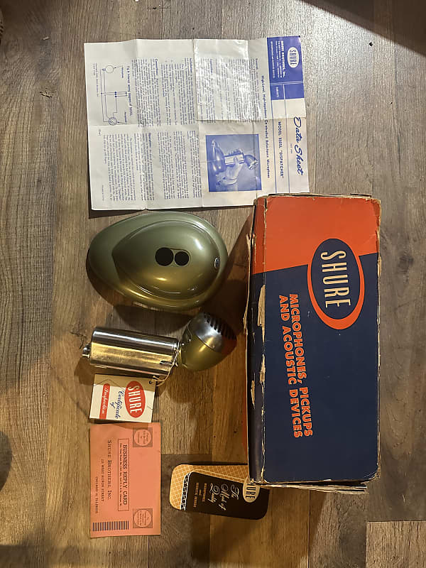 Vintage Shure 520SL microphone "Green Bullet" mic | Reverb Canada