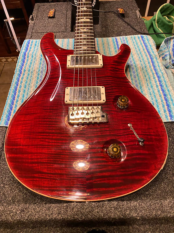 PRS Custom 22, 10 Top 2015 - Red Tiger, 57/08 | Reverb