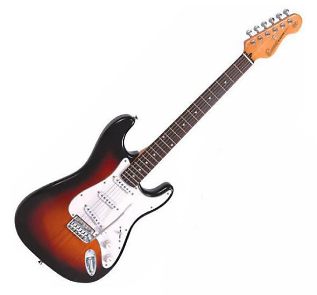 Encore E6SB Stratocaster Electric Guitar Sunburst | Reverb