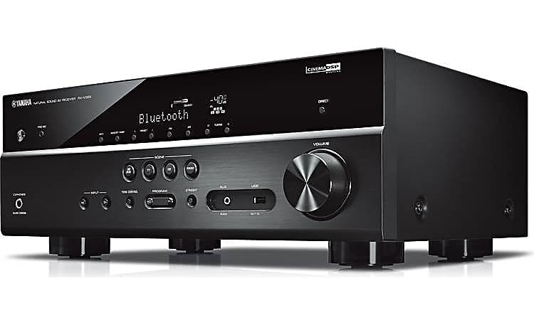 Yamaha RX-V385 5.1 Channel 4K Ultra HD+HDR A/V Receiver with | Reverb