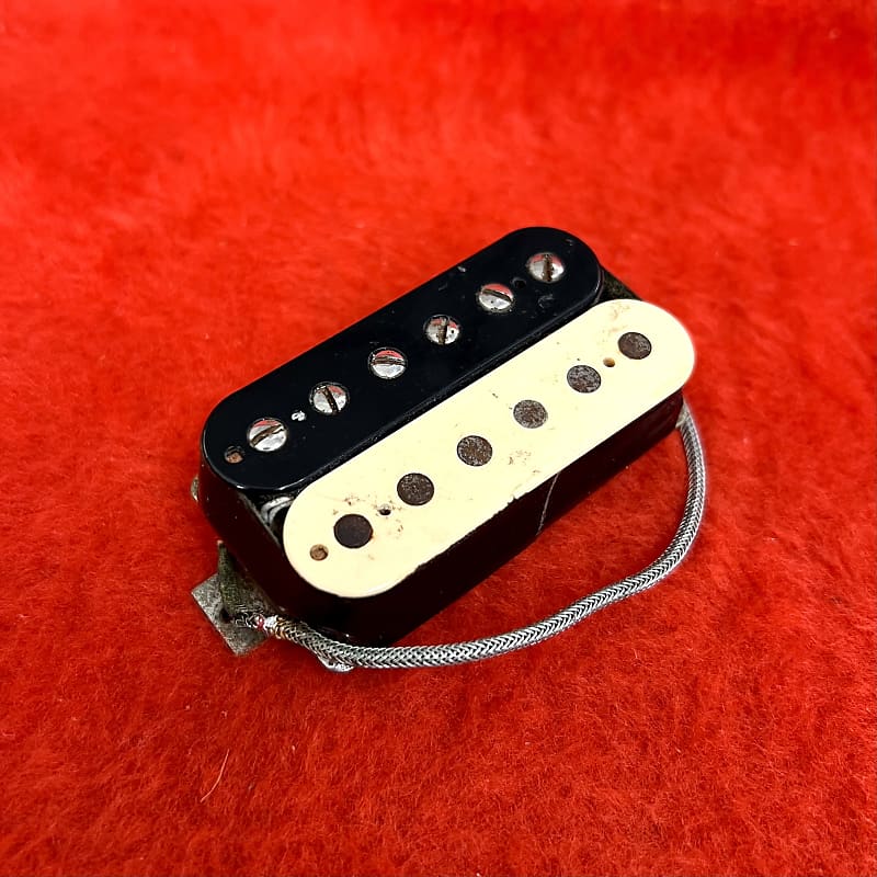 Gibson Tim Shaw PAF Humbucker pickup 1981 Zebra bobbin | Reverb