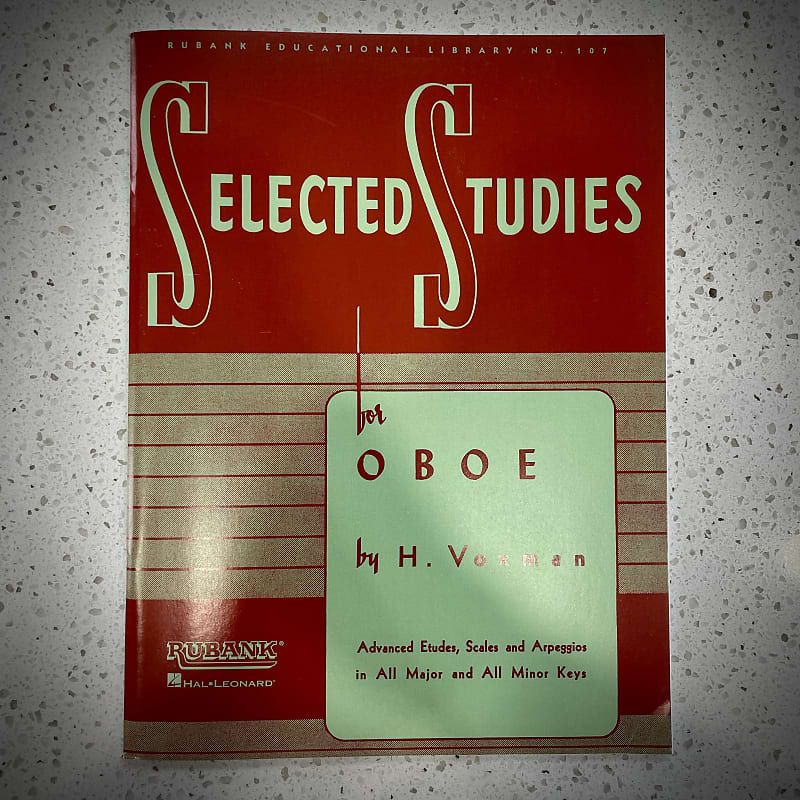 Rubank Selected Studies Oboe Vol. 1 | Reverb