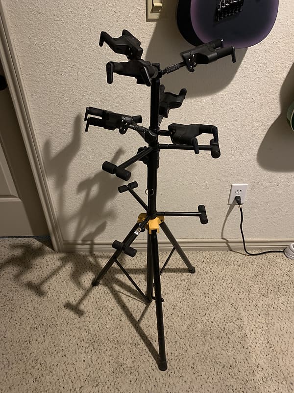 Hercules GS526B PLUS Auto Grip 6 Guitar Stand 2020 Black/ | Reverb