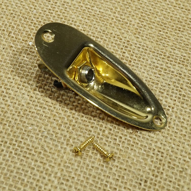Genuine Classic Series 50s Stratocaster Input Jack Plate + | Reverb