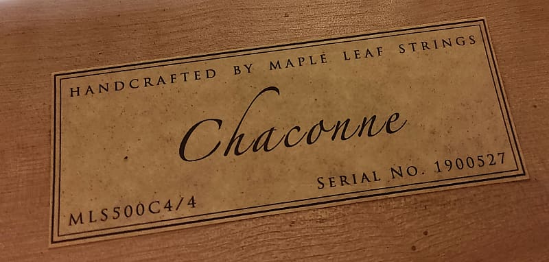 Maple Leaf Chaconne 2018 - Wood | Reverb