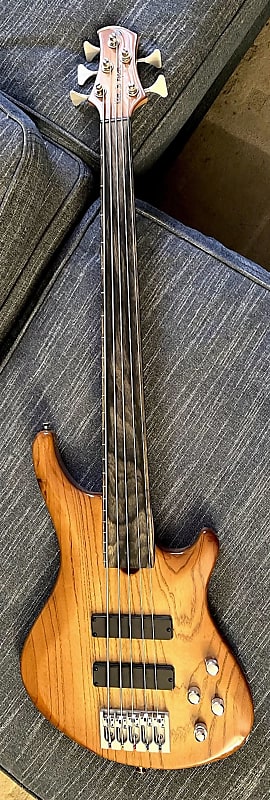 Roscoe SKB-3005 Custom Fretless Bass Guitar w/TKL Gig Bag - | Reverb