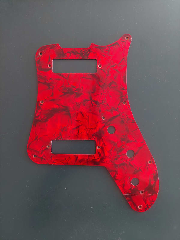 Rostov Bas-2 Soviet Red Pearloid Pickguard | Reverb