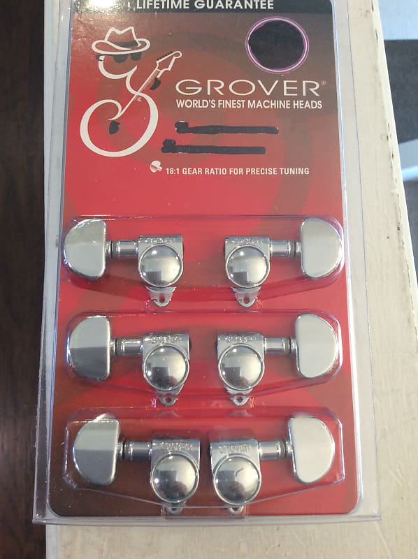 Grover 102 C tuning machines 2021 Chrome | Reverb